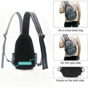 Bags | Geometric Backpack Luminous Holographic Purse Color Changes ...